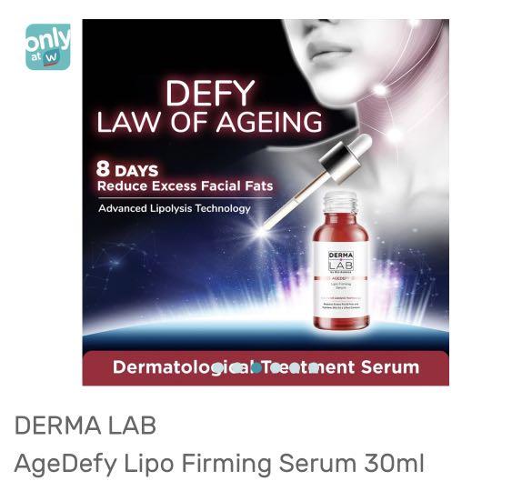 DERMA LAB AGEDEFY Lipo Firming Serum, Beauty & Personal Care, Face ...
