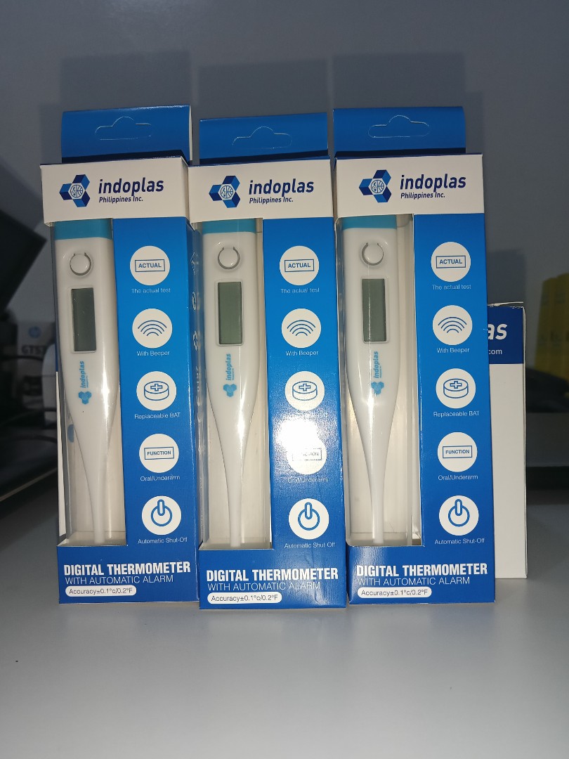 Digital Thermometer Indoplas, Health & Nutrition, Thermometers on Carousell