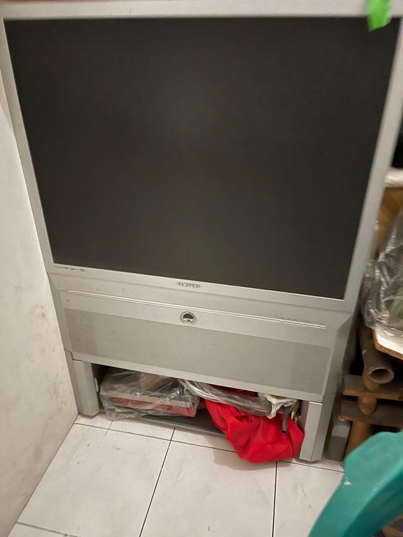Dijual tv layar flat tabung standing berdiri barang antik, Elektronik ...
