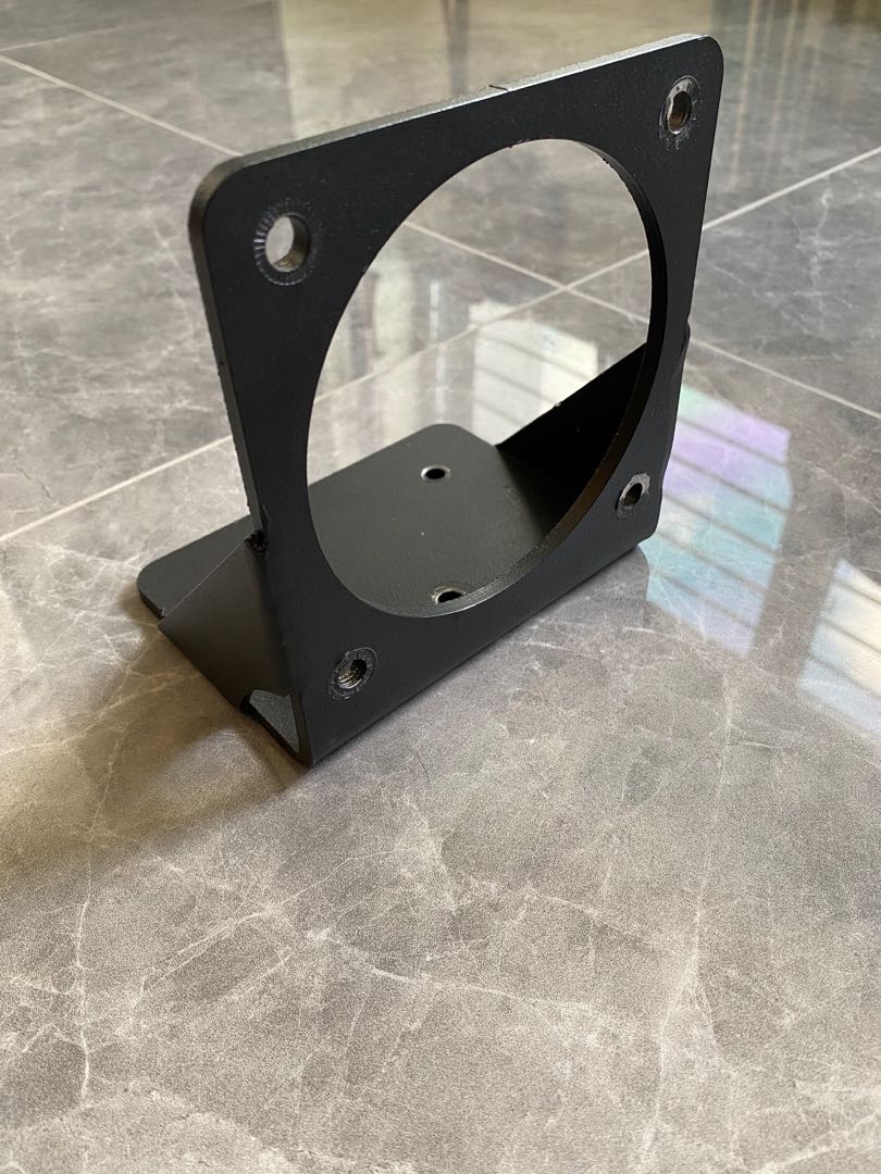 Direct Drive (DD) wheel base mounting bracket. Fixed version, Video ...