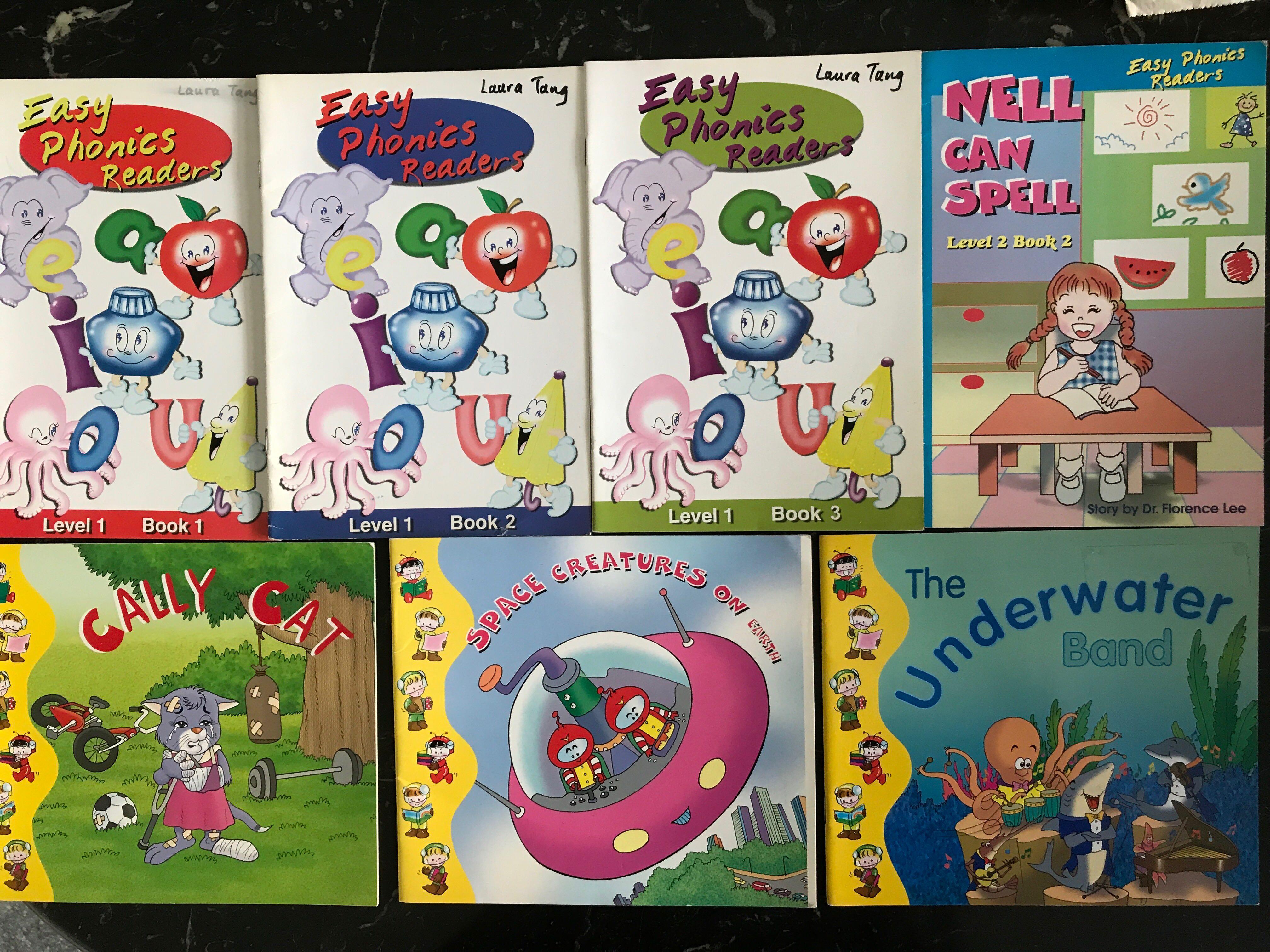 Easy Phonics Readers (book 1, 2, 3); Nell can spell; Thematic series ...