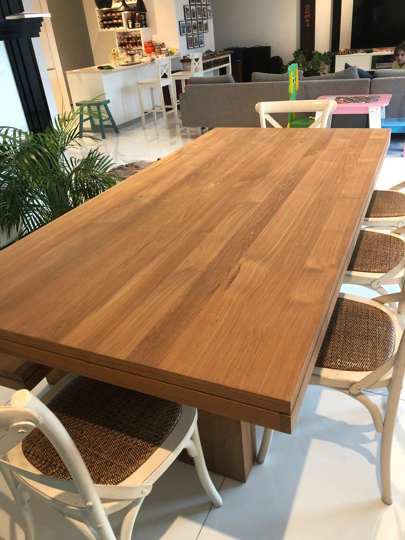 Ethnicraft Soul & Tables Teak Double extendable dining table, Furniture ...