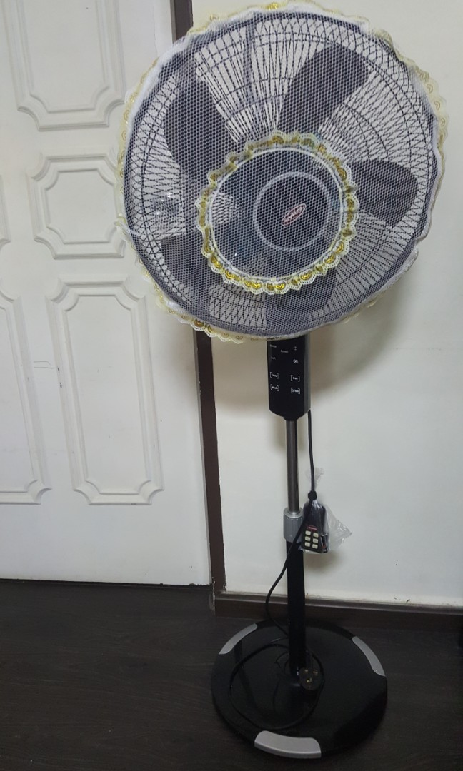 EuropAce stand fan with remote, TV & Home Appliances, Electrical ...