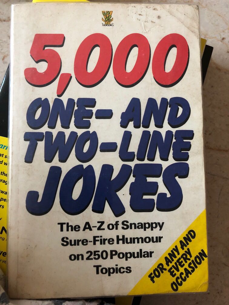 Free book : 5000 one and two line jokes, Hobbies & Toys, Books ...