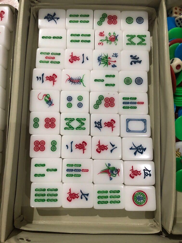Full set mahjong tiles, Hobbies & Toys, Toys & Games on Carousell
