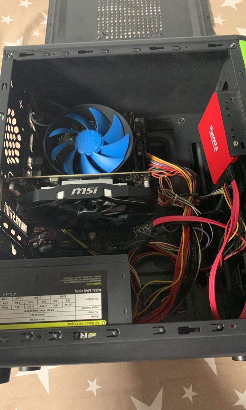 G4600 + GTX 1050 2gb PC Unit, Computers & Tech, Desktops on Carousell