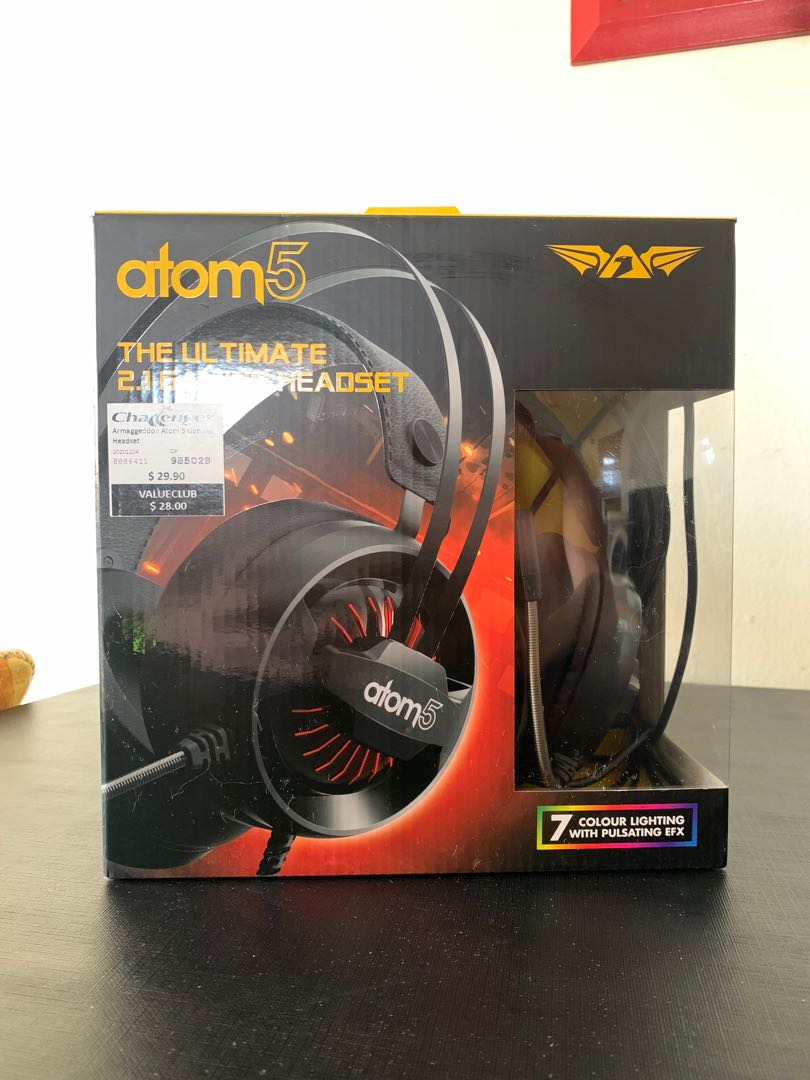 gaming headset armageddon atom 5, Audio, Headphones & Headsets on Carousell