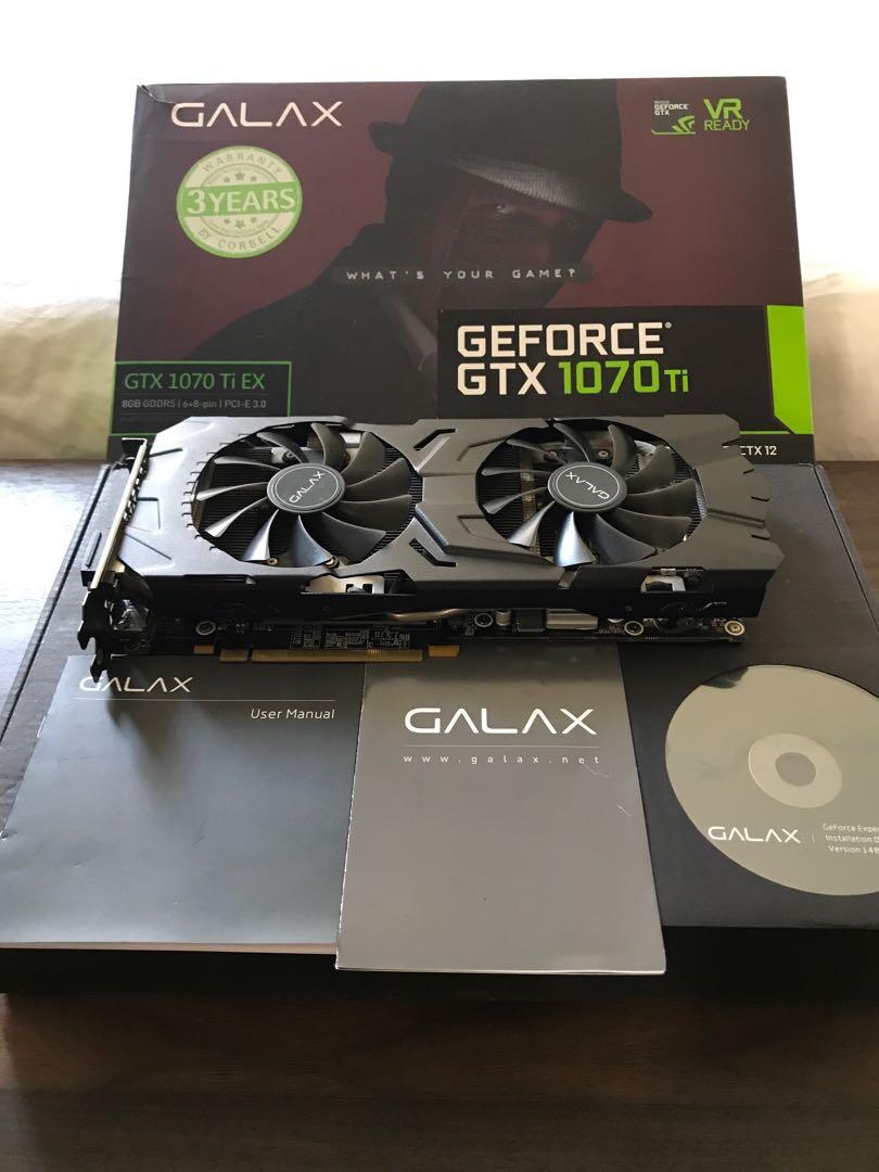 GEFORCE GTX 1070Ti - VR Ready, Computers & Tech, Parts & Accessories, Computer Parts on Carousell