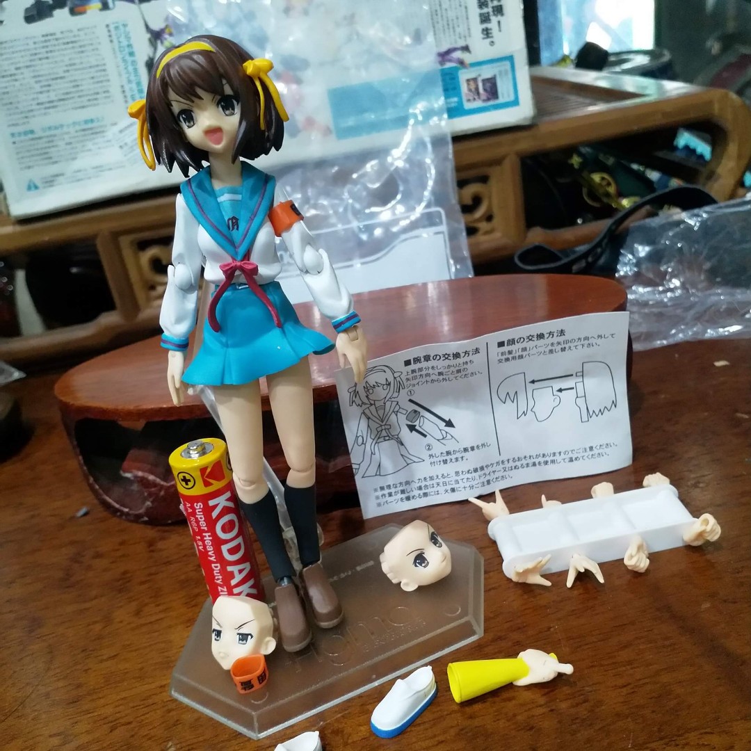 Haruhi suzumiya figma, Hobbies & Toys, Toys & Games on Carousell
