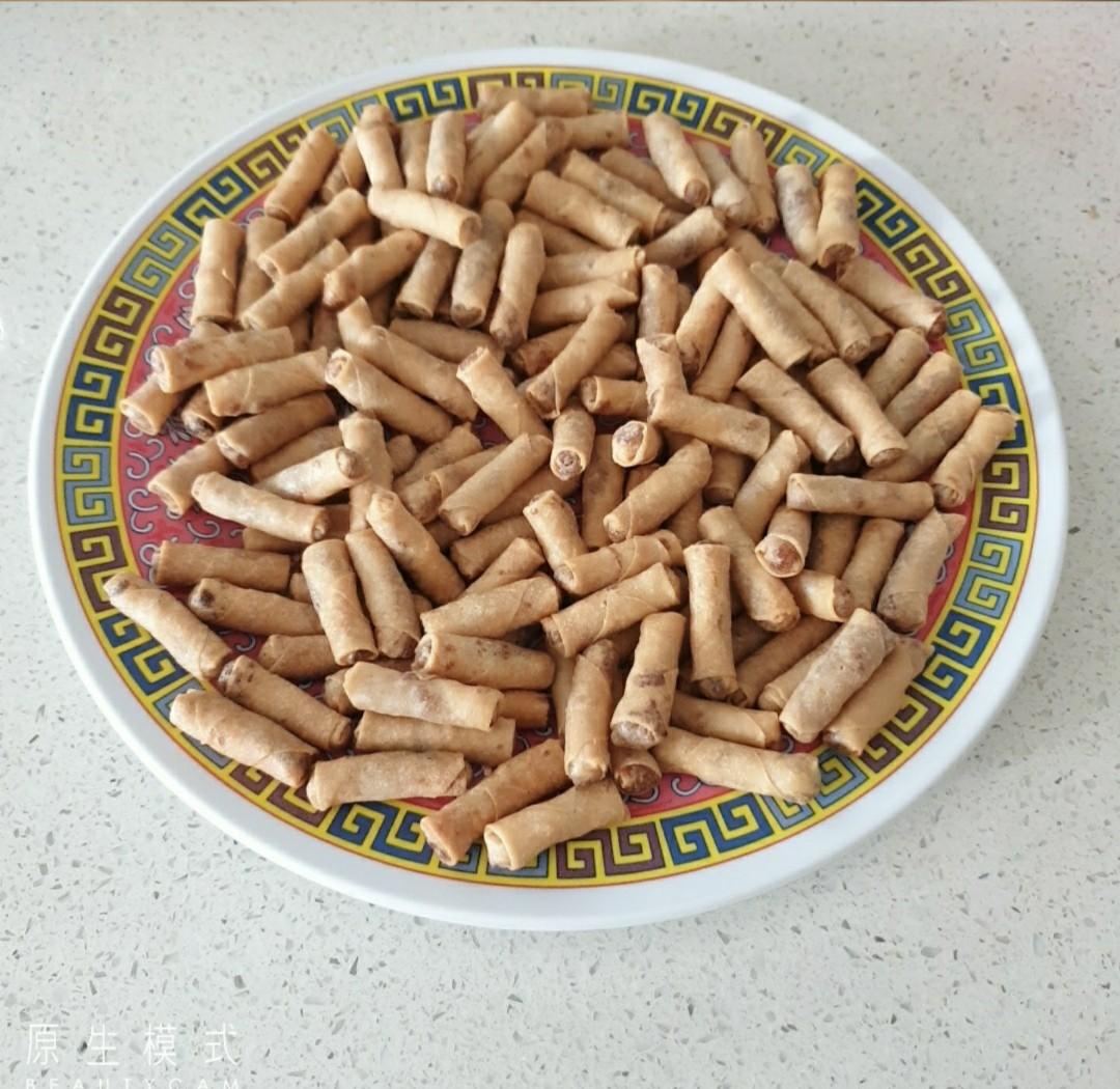 Homemade Crispy Pork Floss spring rolls, Food & Drinks, Homemade Bakes ...