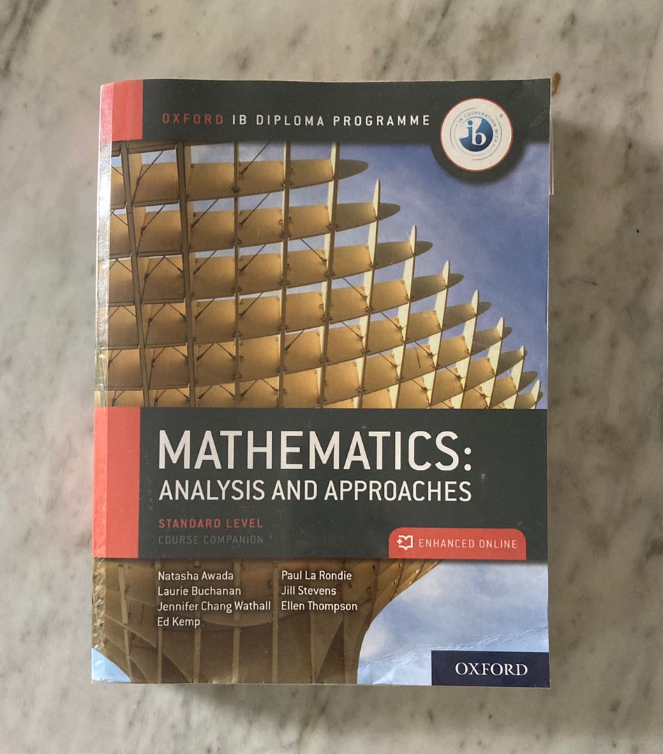 IB SL Math Analysis Approaches AA Textbook Hobbies Toys Books