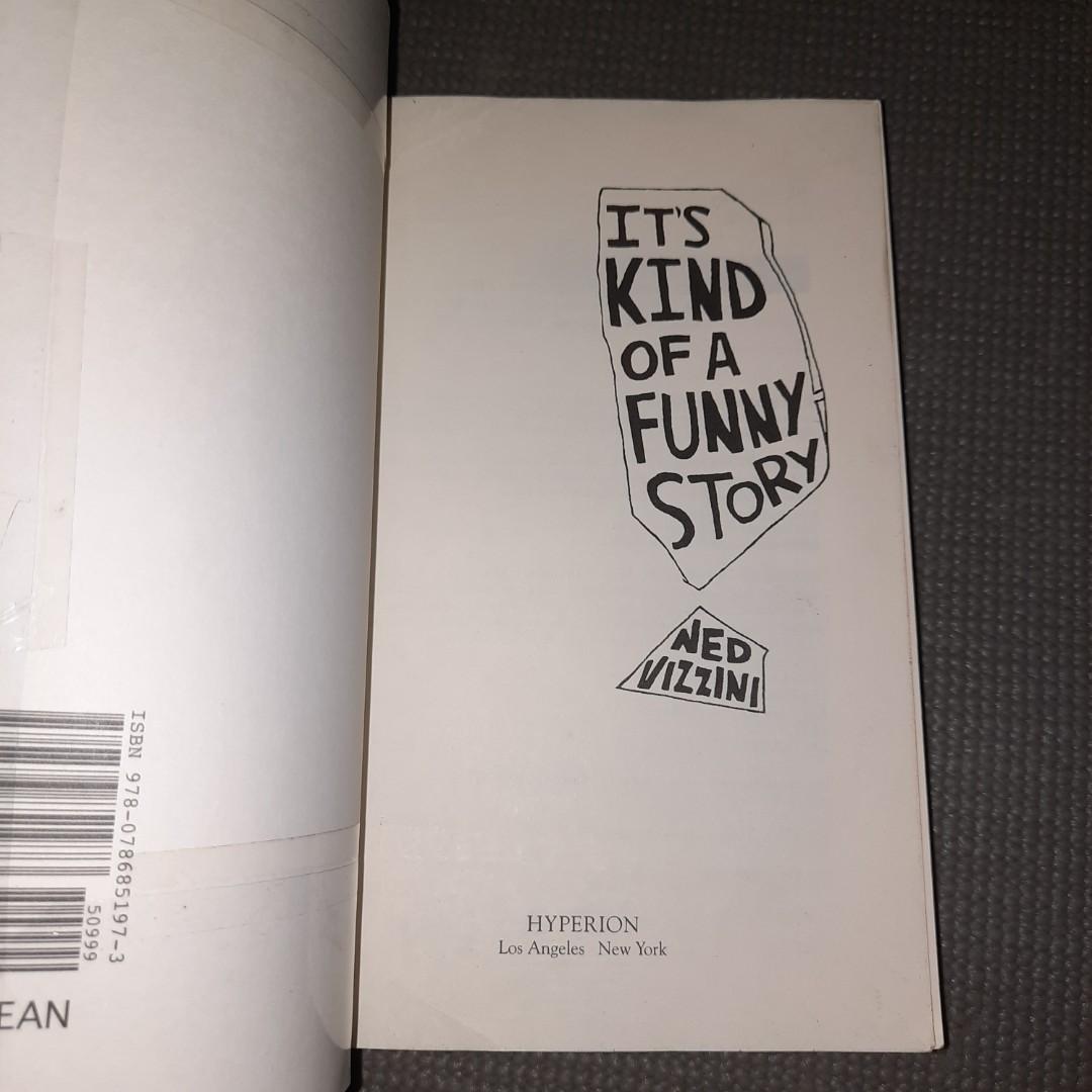 It's Kind of a Funny Story (Ned Vizzini), Hobbies & Toys, Books ...