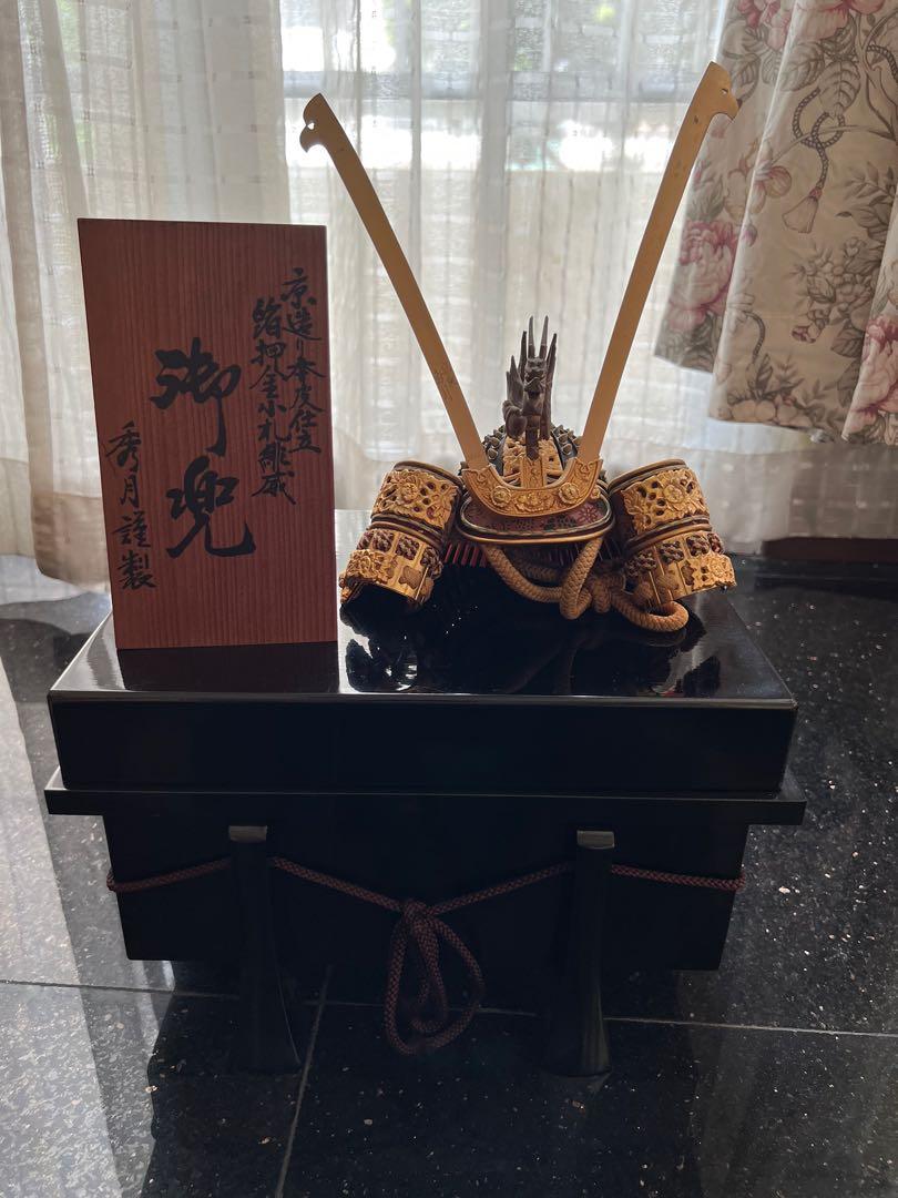 Japanese samurai head gear, Hobbies & Toys, Memorabilia & Collectibles ...