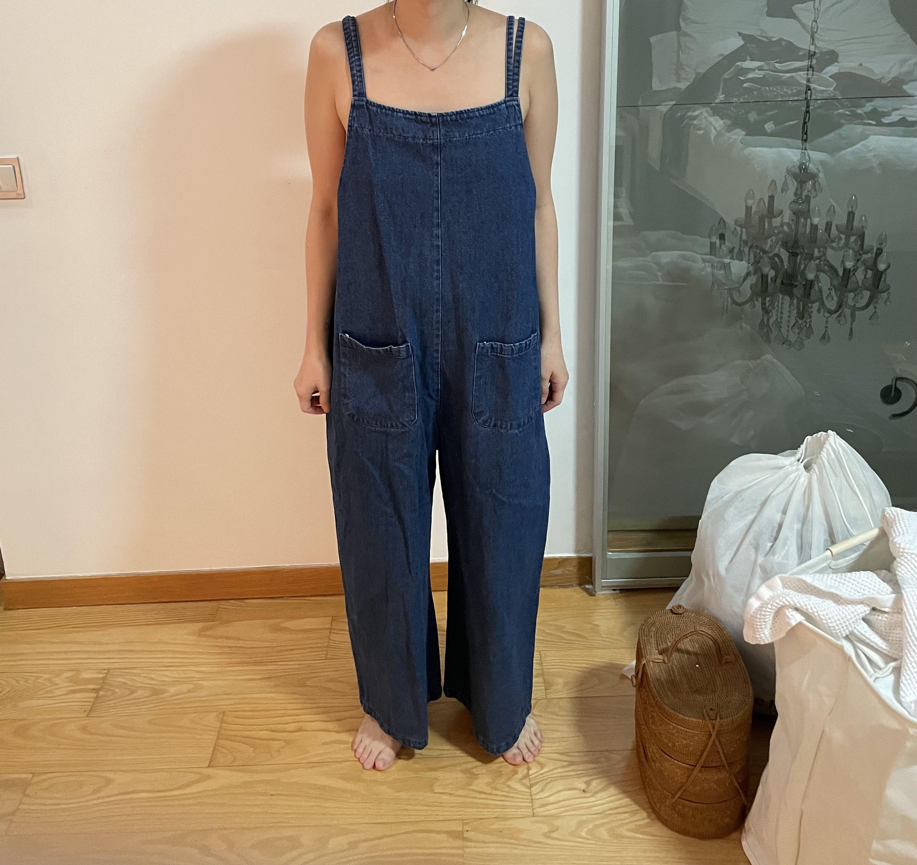 Japanese style denim overalls, Women's Fashion, Dresses & Sets ...