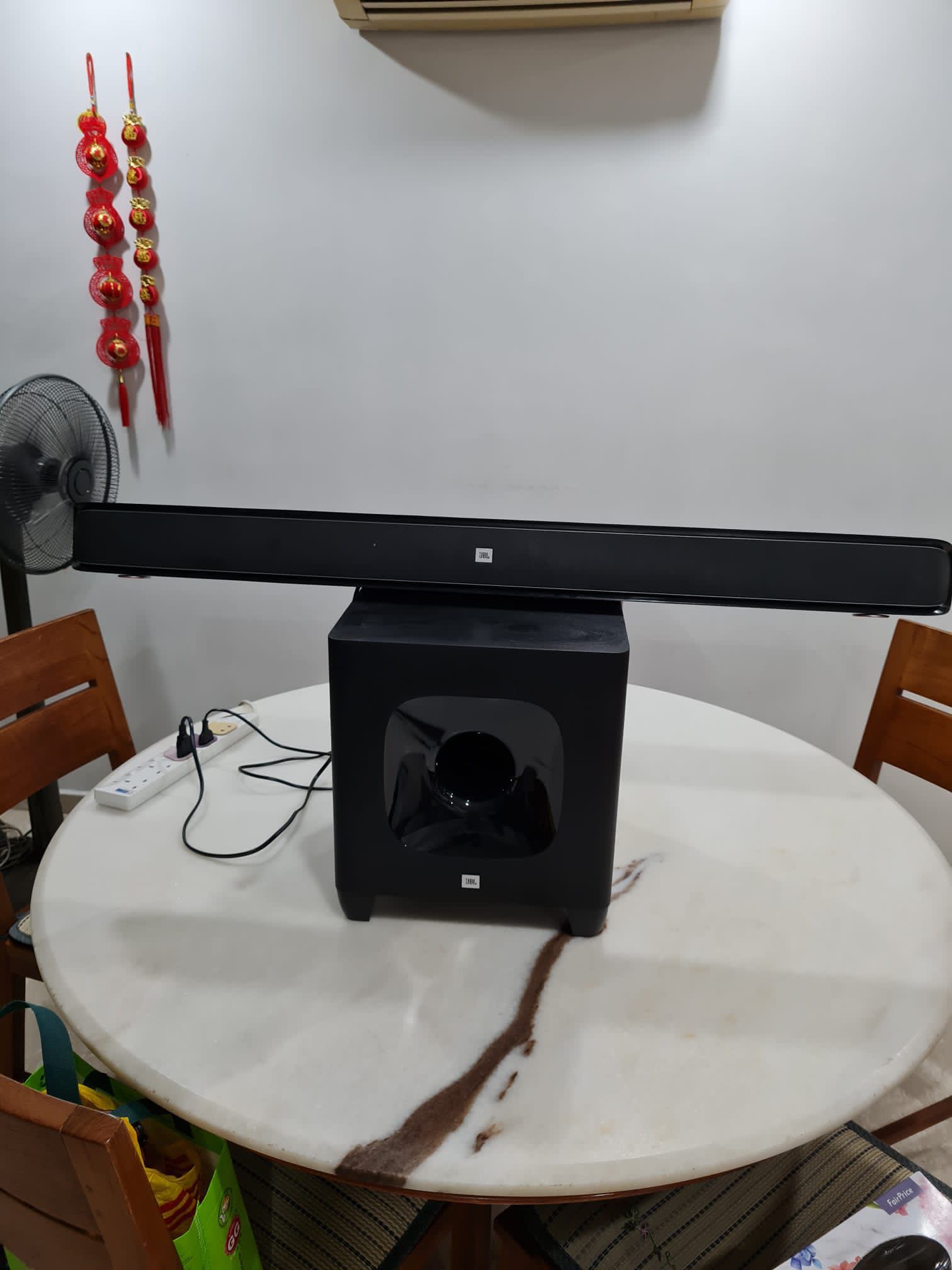 JBL Cinema Subwoofer SB400 with Centre Speaker, Audio, Soundbars ...