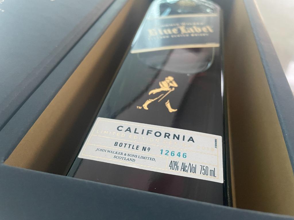 Johnnie Walker Blue Label Special California Edition 750ml, Food ...