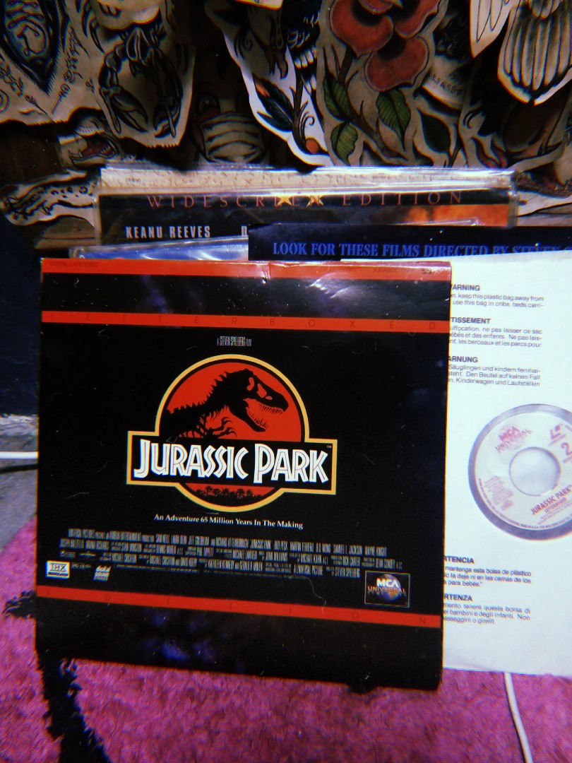 Jurassic Park Laserdisc, Hobbies & Toys, Music & Media, CDs & DVDs on ...