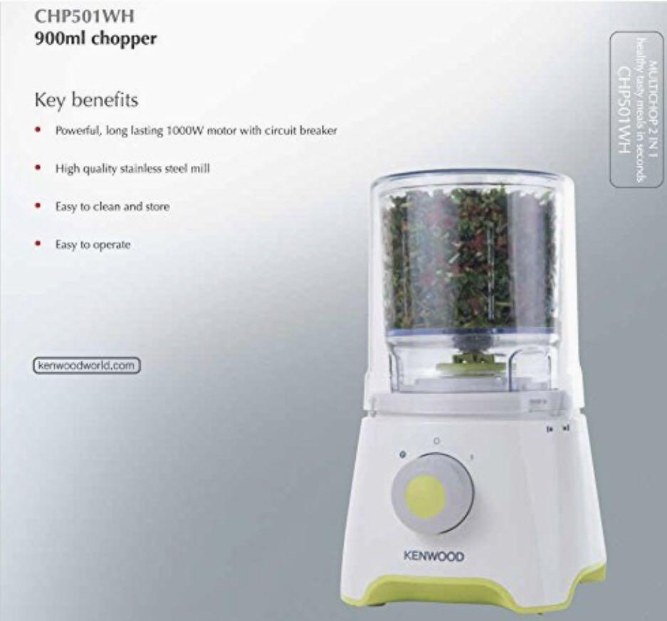 Kenwood Electric Multi Chopper, TV & Home Appliances, Kitchen ...