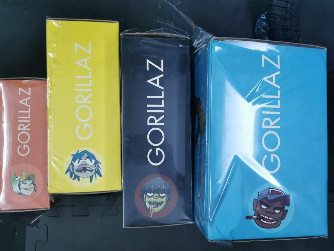 Kidrobot Gorillaz Complete Set of 4 - 2D, Noodle, Murdoc, and Russel ...