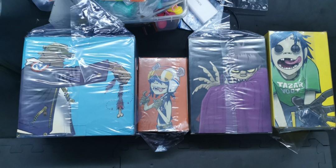 Kidrobot Gorillaz Complete Set of 4 - 2D, Noodle, Murdoc, and Russel ...