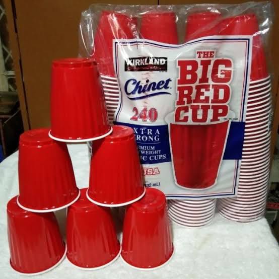 Kirkland Big Red Cups 18oz, Furniture & Home Living, Kitchenware ...
