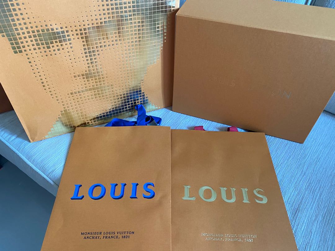 *Limited Louis Vuitton LV Special Paper Bags Shoebox Box, Women's ...