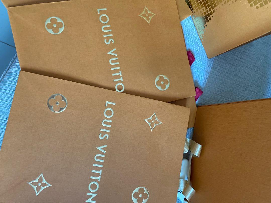 *Limited Louis Vuitton LV Special Paper Bags Shoebox Box, Women's ...