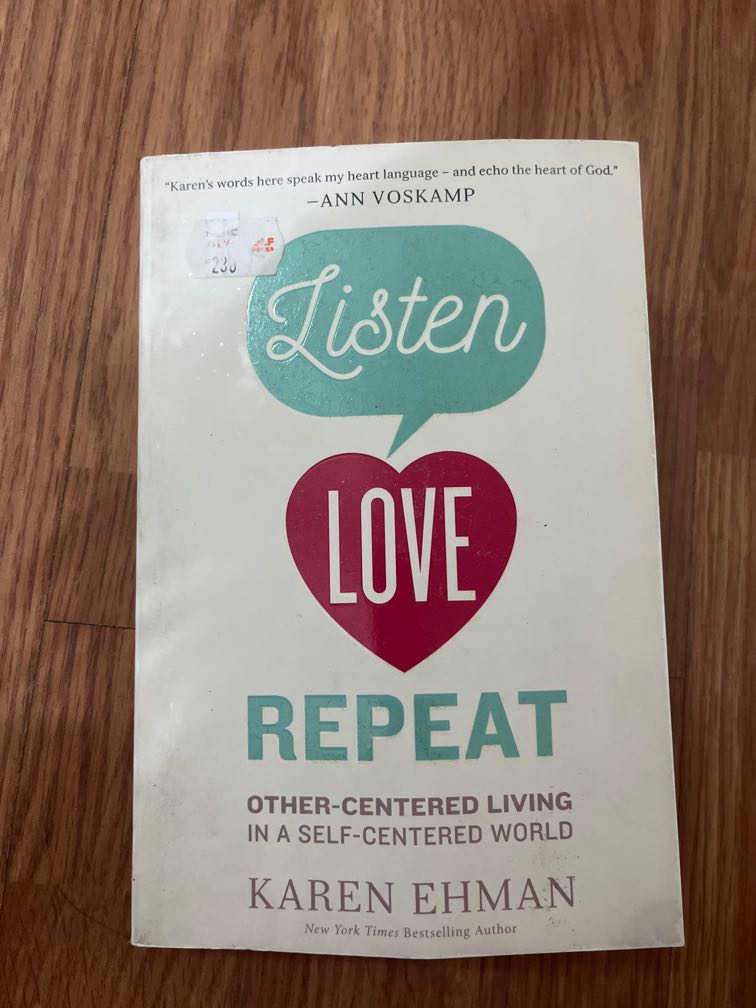 Listen , love , repeat Karen Ehman, Hobbies & Toys, Books & Magazines ...