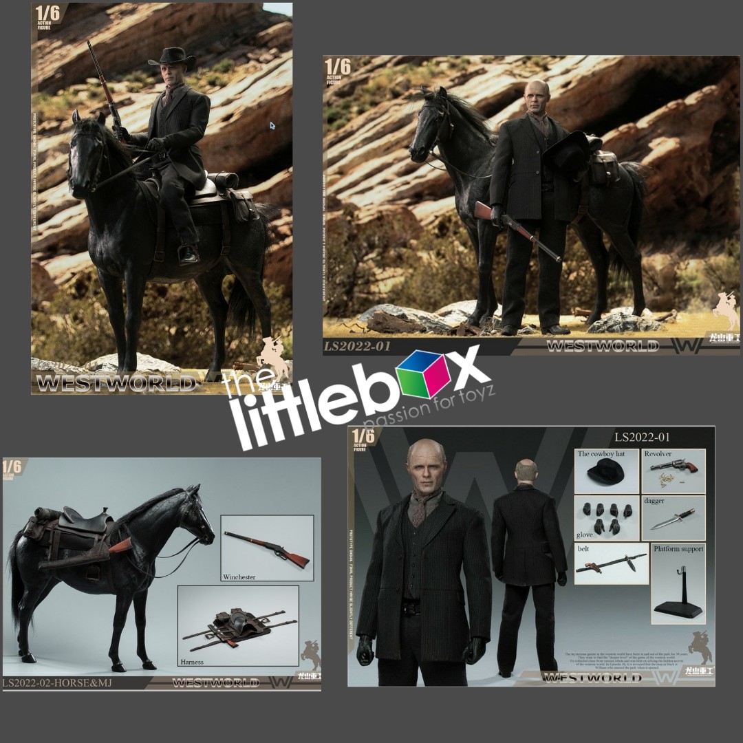 Long Shan Jin Shu 龙山重工 LS2022-01A 1/6 West World Man In Black LS2022 ...