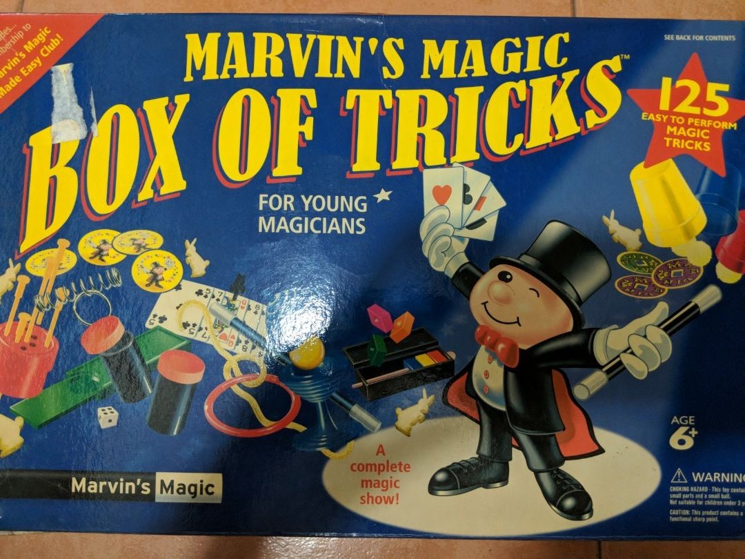 MARVIN'S MAGIC BOX OF TRICKS 125, Hobbies & Toys, Toys & Games on Carousell