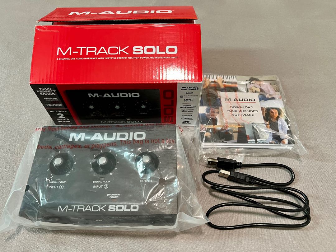 M-Audio M-Track Solo Audio Interface, Audio, Other Audio Equipment on ...