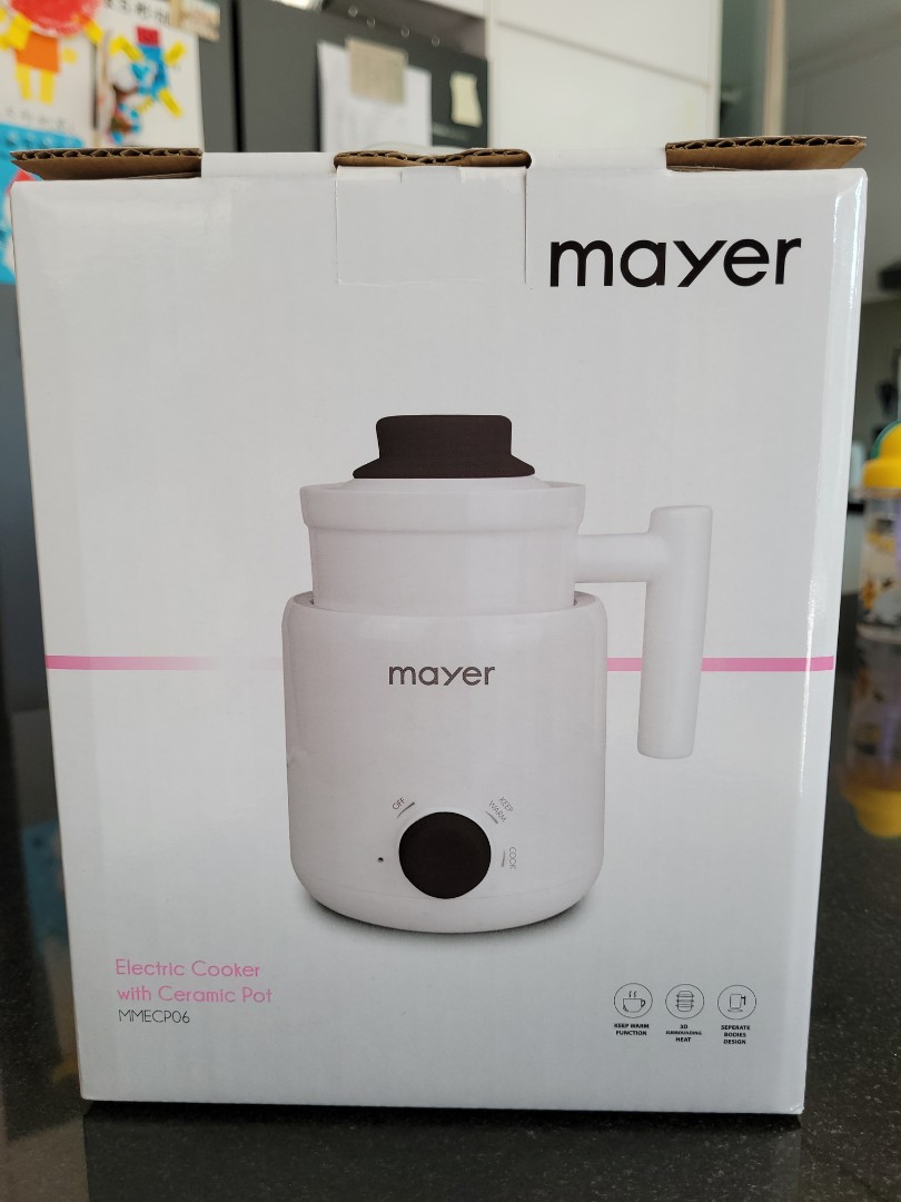 Mayer Electric Cooker with Ceramic Pot, TV & Home Appliances, Kitchen ...
