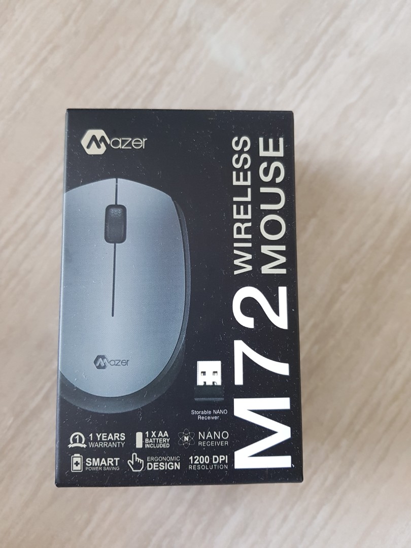 Mazer M72 wireless mouse, Computers & Tech, Parts & Accessories, Mouse ...