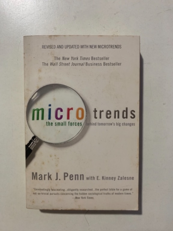 Micro-Trends; the small forces behind the big changes, Hobbies & Toys ...