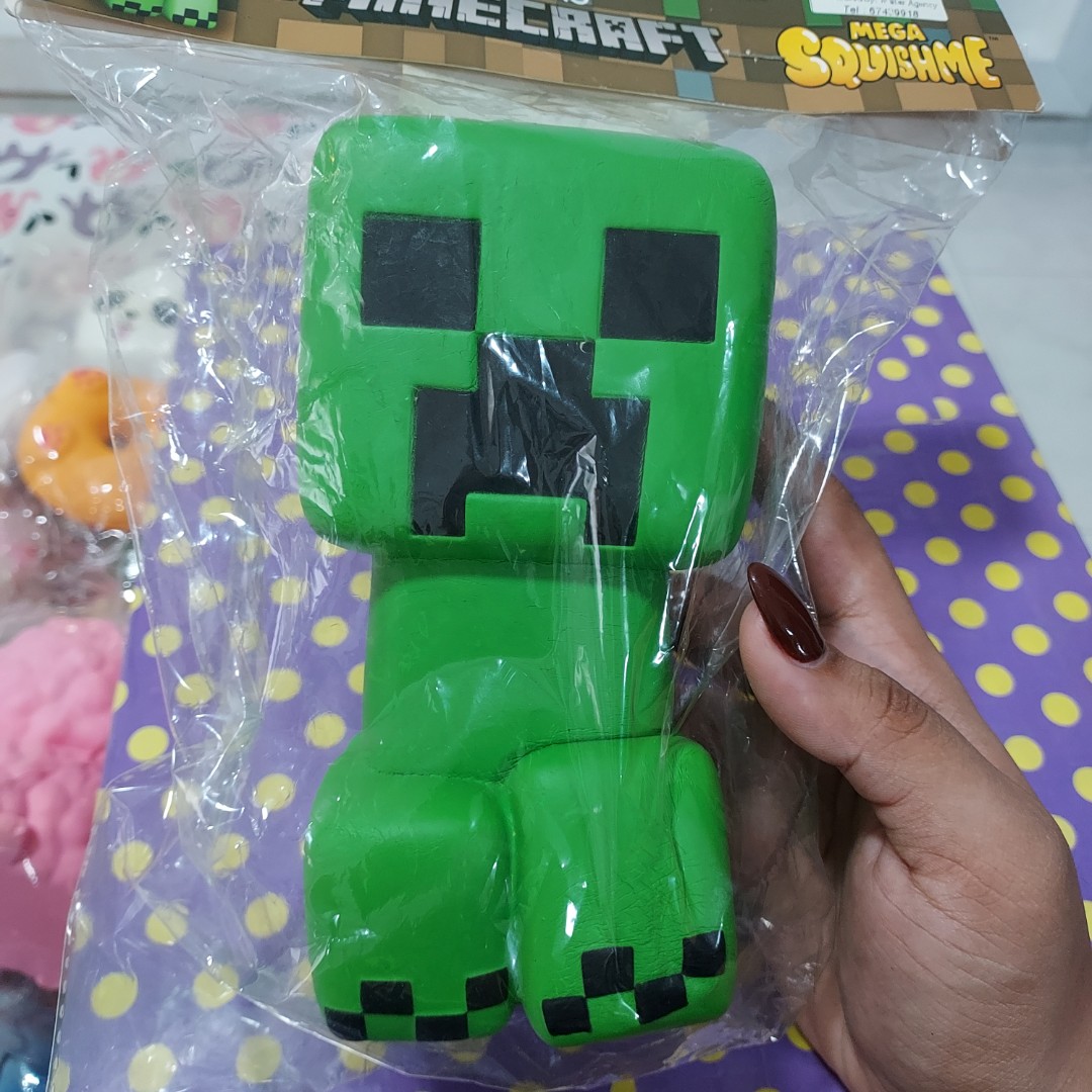 Minecraft Creeper Squishy, Hobbies & Toys, Toys & Games on Carousell