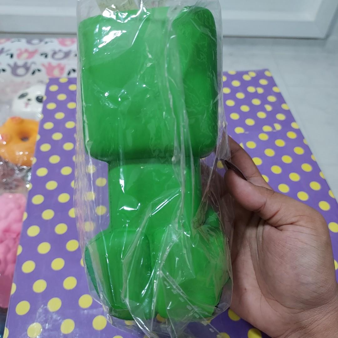 Minecraft Creeper Squishy, Hobbies & Toys, Toys & Games on Carousell