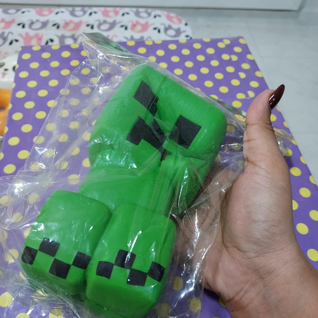 Minecraft Creeper Squishy, Hobbies & Toys, Toys & Games on Carousell