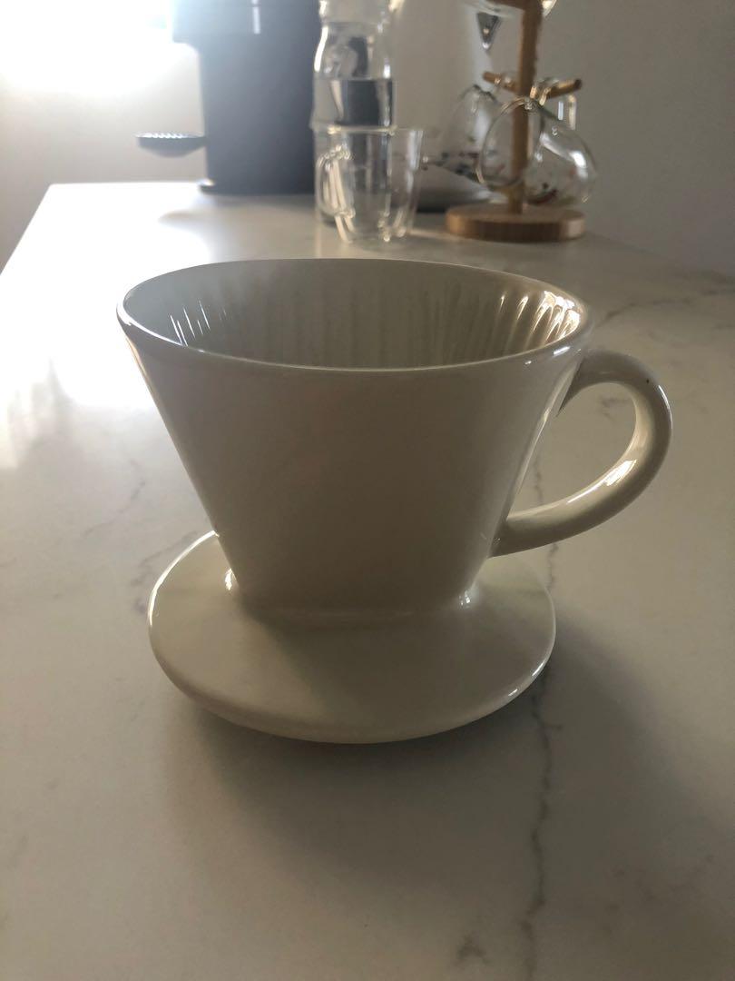 Muji Manual Coffee Dripper / Filter Cup (Ceramic), TV & Home Appliances ...