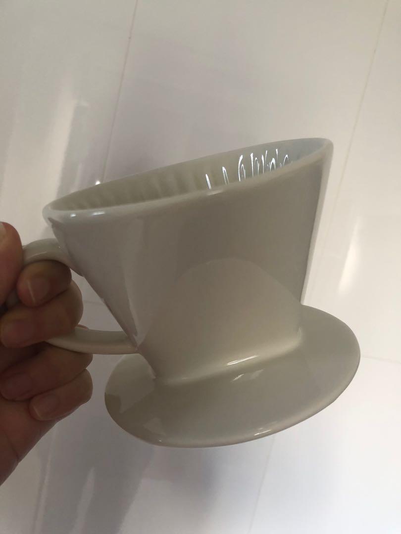 Muji Manual Coffee Dripper / Filter Cup (Ceramic), TV & Home Appliances ...