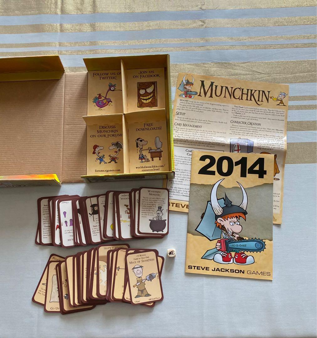Munchkin Boardgame, Hobbies & Toys, Toys & Games on Carousell