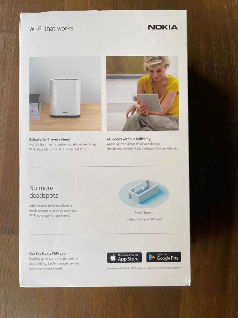 Nokia Wifi mesh beacon 1, Computers & Tech, Parts & Accessories ...