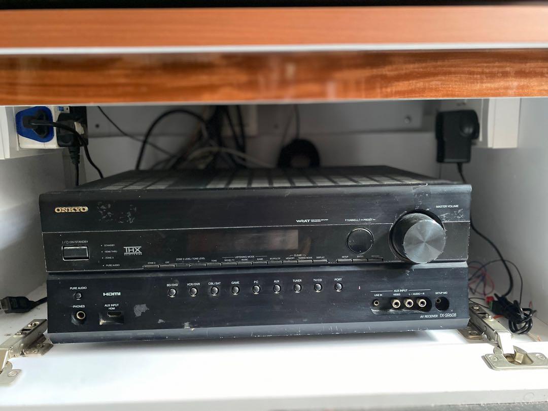 Onkyo TX-SR608 7.2 Channel Home Theater Receiver, Audio, Soundbars ...