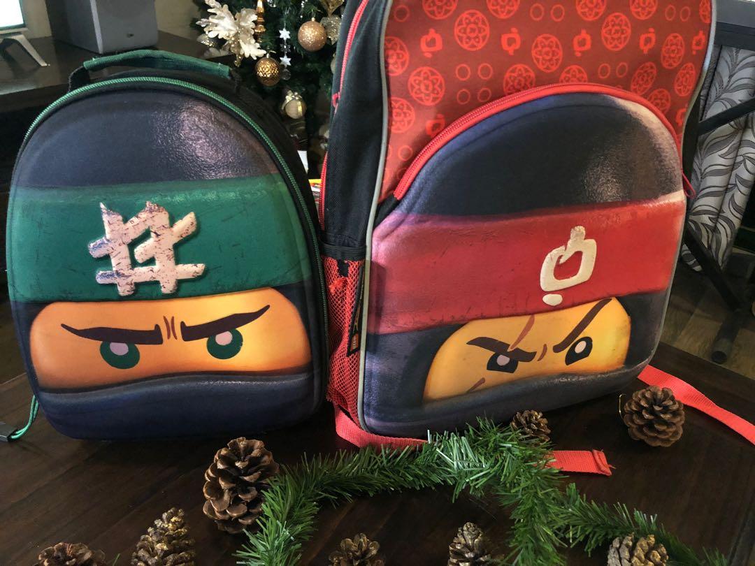 Original Lego Ninjago backpack and lunchbag (bundle), Babies & Kids ...