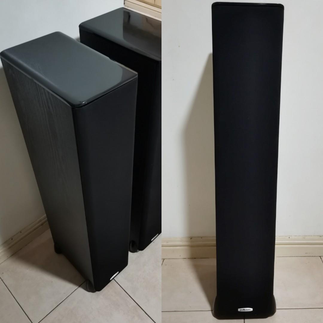 Polk Audio TSi 300 Floorstanding Speaker (Single, Black), Audio ...