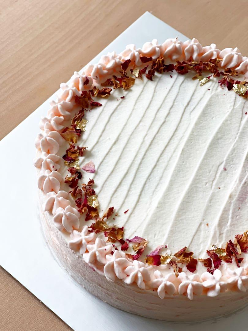 Raspberry lychee rose crepe cake, Food & Drinks, Homemade Bakes on ...