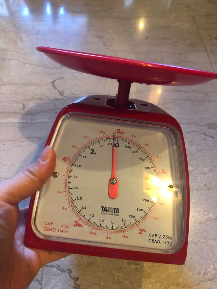 Red Weighing scale, Furniture & Home Living, Kitchenware & Tableware ...