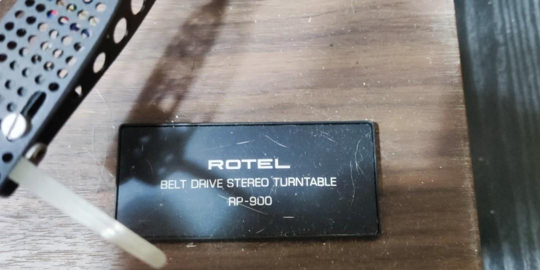 Rotel RP-900 Belt Driven Turntable, Audio, Other Audio Equipment on ...