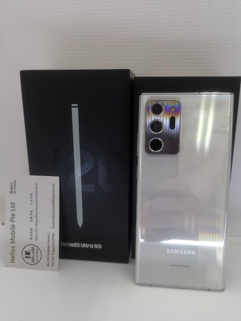 Samsung Note 20 ultra white 256gb (used), Mobile Phones & Gadgets ...