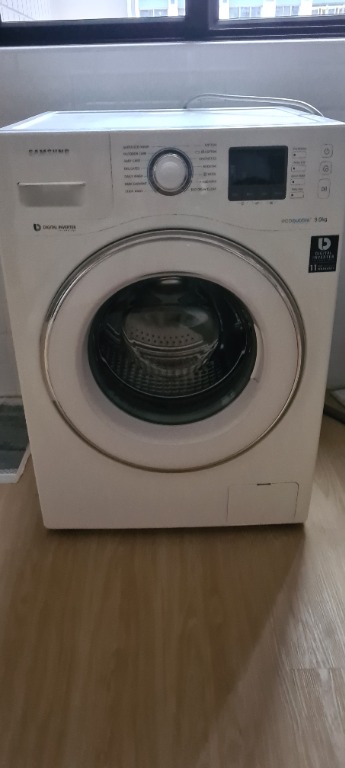 Samsung Washer WW90 Eco Bubble Washer, TV & Home Appliances, Washing ...