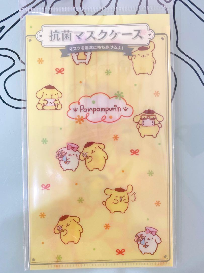 全新未拆封正品sanrio hello kitty putin 布丁狗 口罩收納夾, 家具及居家用品, 戶外家具在旋轉拍賣